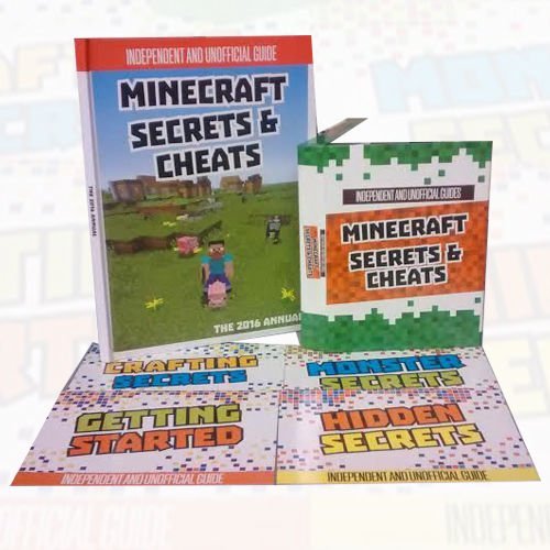 Minecraft Secrets & Cheats 4 Books Box Set With Minecraft Unofficial ...