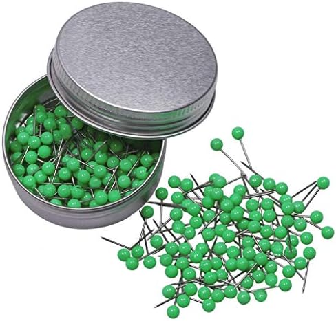 Aruiteng 500 Pieces Map Push Pins Map Tacks Plastic Round Head Tacks ...