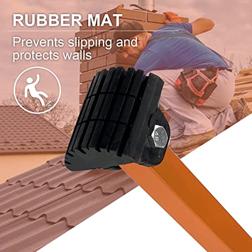 500 Dechoga 2-Pack Heavy Duty Ladder Roof Hook, lbs Weight Foldable ...