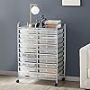 Amazon.com: Topeakmart Utility Cart with 20 Drawers Rolling Cart ...