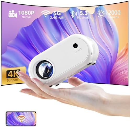 Amazon.com: [2s Focus with Remote] PANSEBA 4K Projector, Native 1080P ...