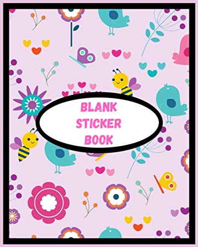 Blank Sticker Book: Blank Sticker Album For Collecting Stickers Gift ...
