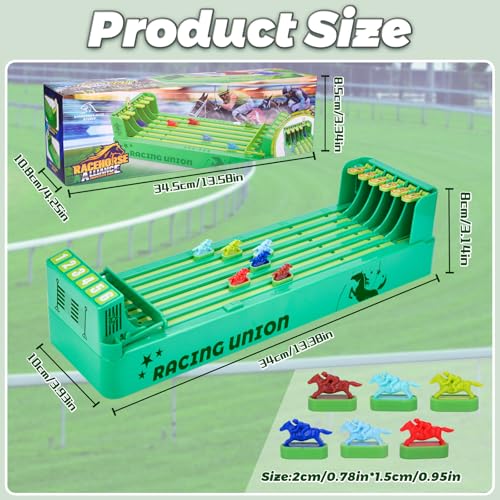 Horse Racing Game, Table Top Horse Board Game with 6 Horses, Fun Race ...