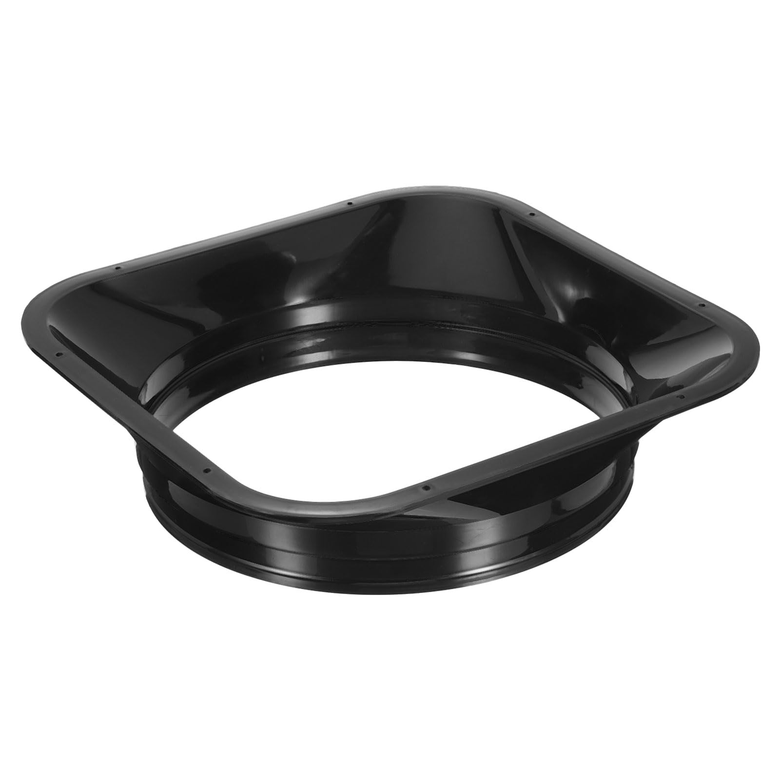 PATIKIL 12" Duct Connector Flange, PP Dryer Vent Wall Plate Square to ...