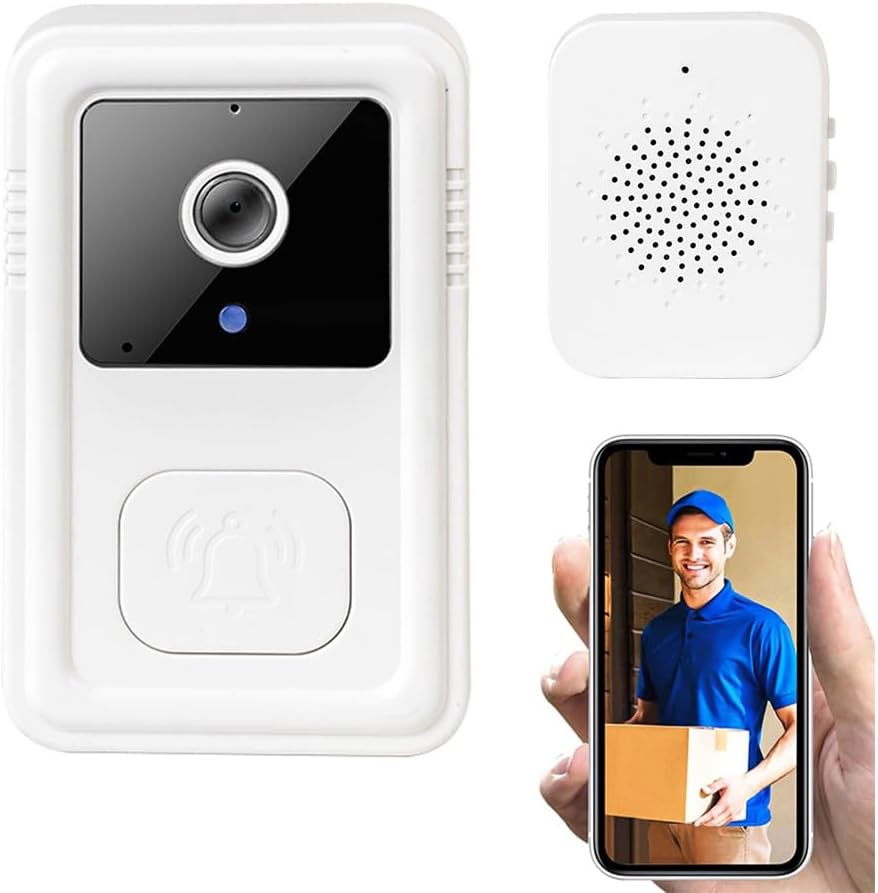 vantisan Timbre WiFi Inteligente, Video Timbre Inalámbrico, Tuya ...