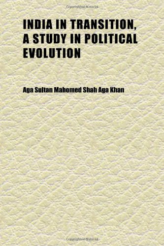 India in Transition, a Study in Political Evolution : Amazon.in: Books