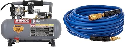 Amazon.com: Senco 1/2-Horsepower Compressor and Estwing 50-Foot PVC ...