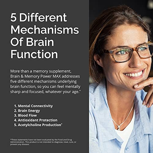BRAINMD Dr Amen Brain & Memory Power MAX - 120 Capsules - Nootropic ...