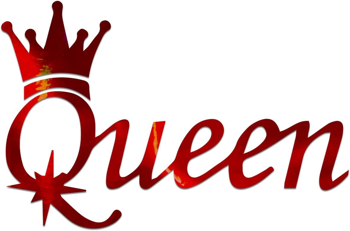 Amazon.com: Queen Crown Decal Vinyl Sticker Auto Car Truck Wall Laptop ...