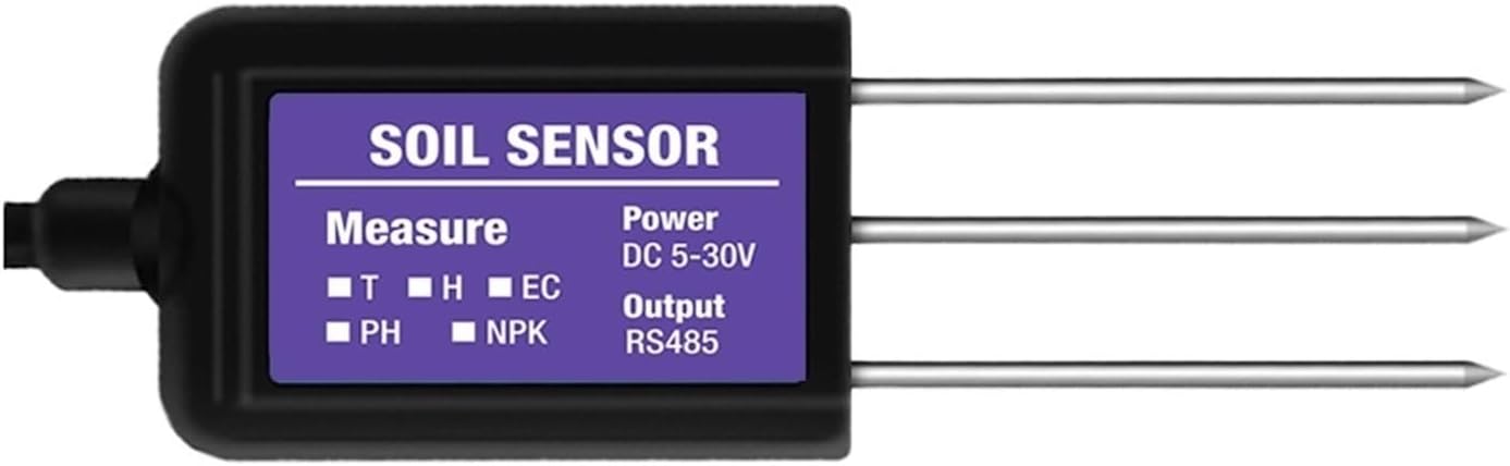 Amazon.com: SAEVVCJWW RS485 Modbus Soil Sensor 7 in 1 Measures Soil ...