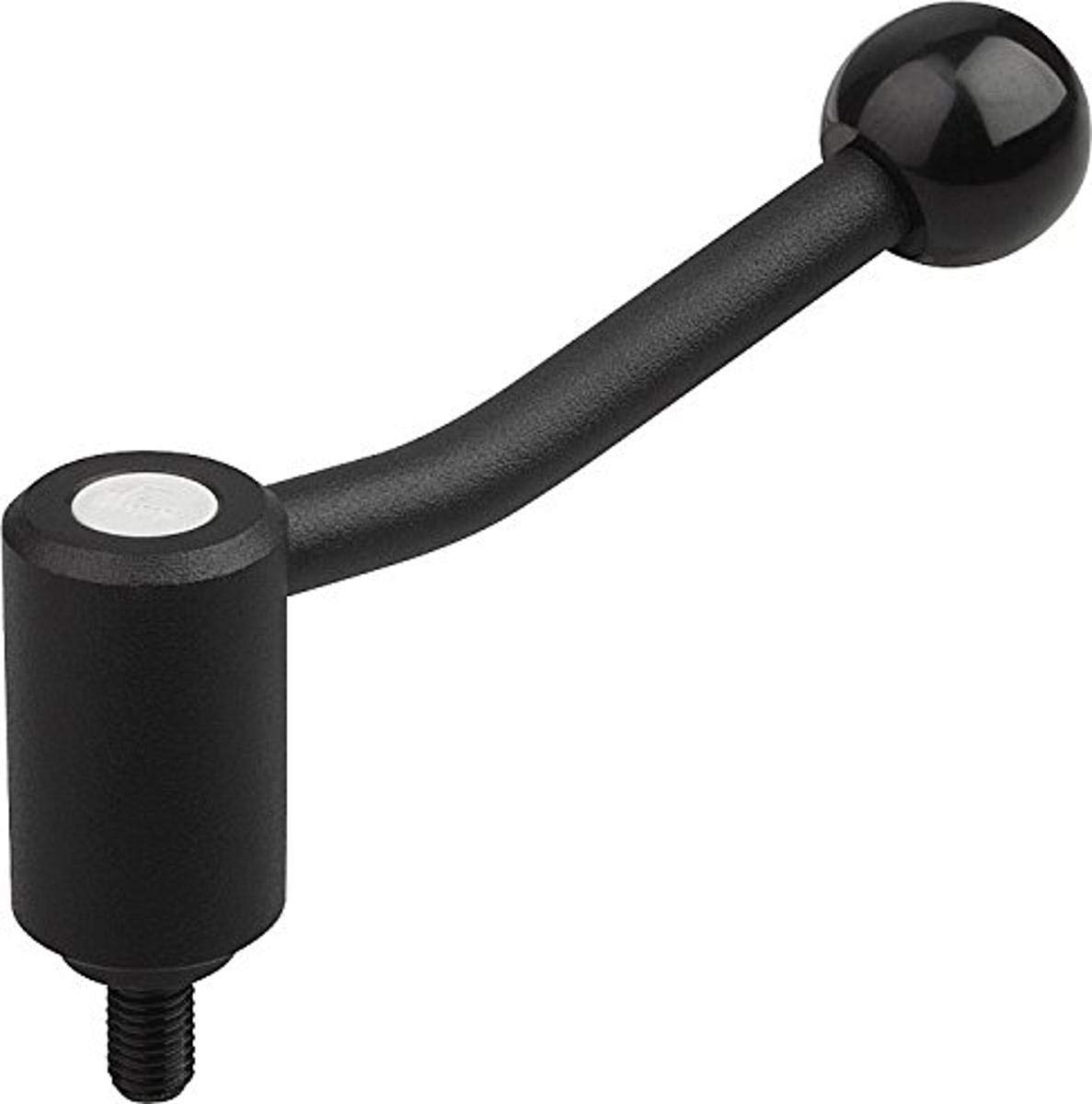 Kipp 06380 3161X80 Steel Plastic Knob Adjustable Tension Lever With M16