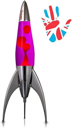 Violet Red Lava Lamp - The Original Mathmos Telstar Rocket : Amazon.co ...