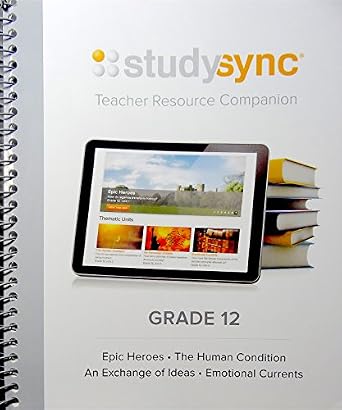 Amazon.com: StudySync GRADE 12 Teacher Resource Companion ...