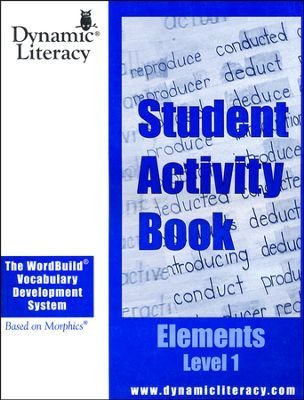 The WordBuild ® Vocabulary Development System Elements Level 1 Student ...