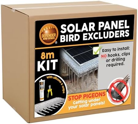 Defender | Solar Panel Pigeon Proofing Kit | 8 Metres with Defender ...