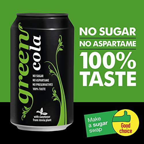 Green Cola - Zero Calorie Sparkling Soft Drinks - Sweetened with Stevia ...