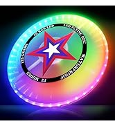 Amazon.com: LED Flying Disc with Millions of Colors, 12 Smart Light Up ...