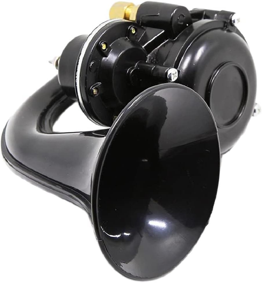 Amazon.com: PRIZOM 1 Pcs 12V 24V Electric Snail Air Horn 120DB Loud ...