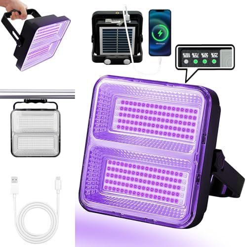 Black Light Rechargeable Battery Operated - Small Portable Black Light ...
