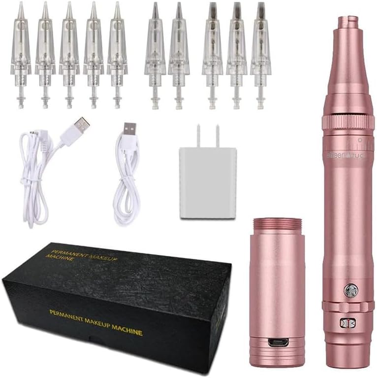 PMU Machine, Wireless Permanent Makeup Machine Kit with 1 Lithium ...