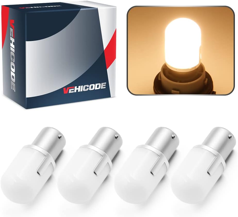 VehiCode Low Voltage 12-24v 1156 LED Bulb Soft Warm White 1141 1003 93 ...