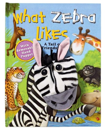 What Zebra Likes (Puppet & Story Book): Wax, Wendy: 9780794410438 ...