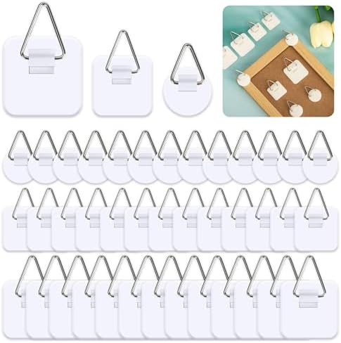 simarro 15PCS Adhesive Picture Hanger, Picture Hanging Hooks Without ...