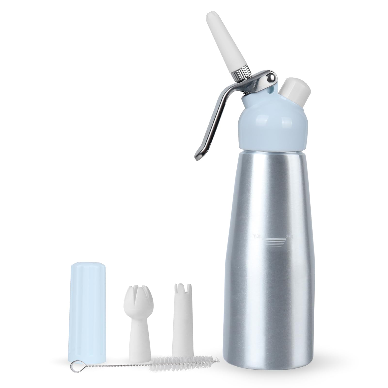 Cream Whipper Canister Professional Whipped Cream Dispenser - 1 Pint ...