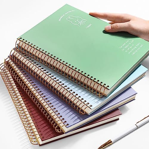 Amazon.com : BSHITWO Spiral Notebook, B5 Large Hardcover Journal, 300 ...