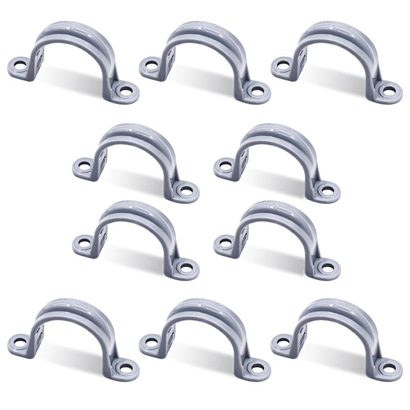 Snapklik.com : Wocloer 1-1/2 Inch PVC Conduit Strap, 2-Hole, Liquid ...