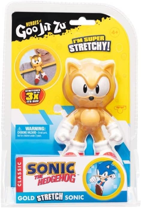 Heroes of Goo JIT Zu Super Sonic S2 Hero Pack Stretchy Goo Figure Gold ...