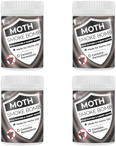 Pest Expert Carpet Moth Killer Super Fumer Smoke Bombs Strong Treatment ...