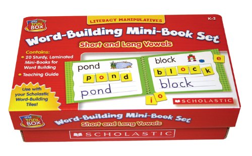 Short and Long Vowels: Literacy Manipulatives Word-Building Mini-Book ...