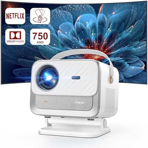 【Netflix Officially & Dolby Audio】Smart 4K Projector, Auto Focus ...