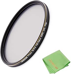 JONGSUN 77mm Polarizing Filter, Circular Polarizer Filter, S-Pro HD ...