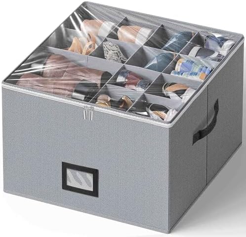 Amazon.com: Patinao 2 Pack Shoe Storage Box Organizer for Closet - 24 ...