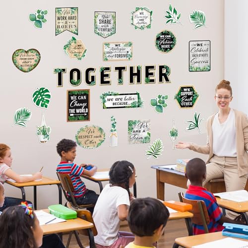 Snapklik.com : 32 Pcs Eucalyptus Together Bulletin Board Set Together ...