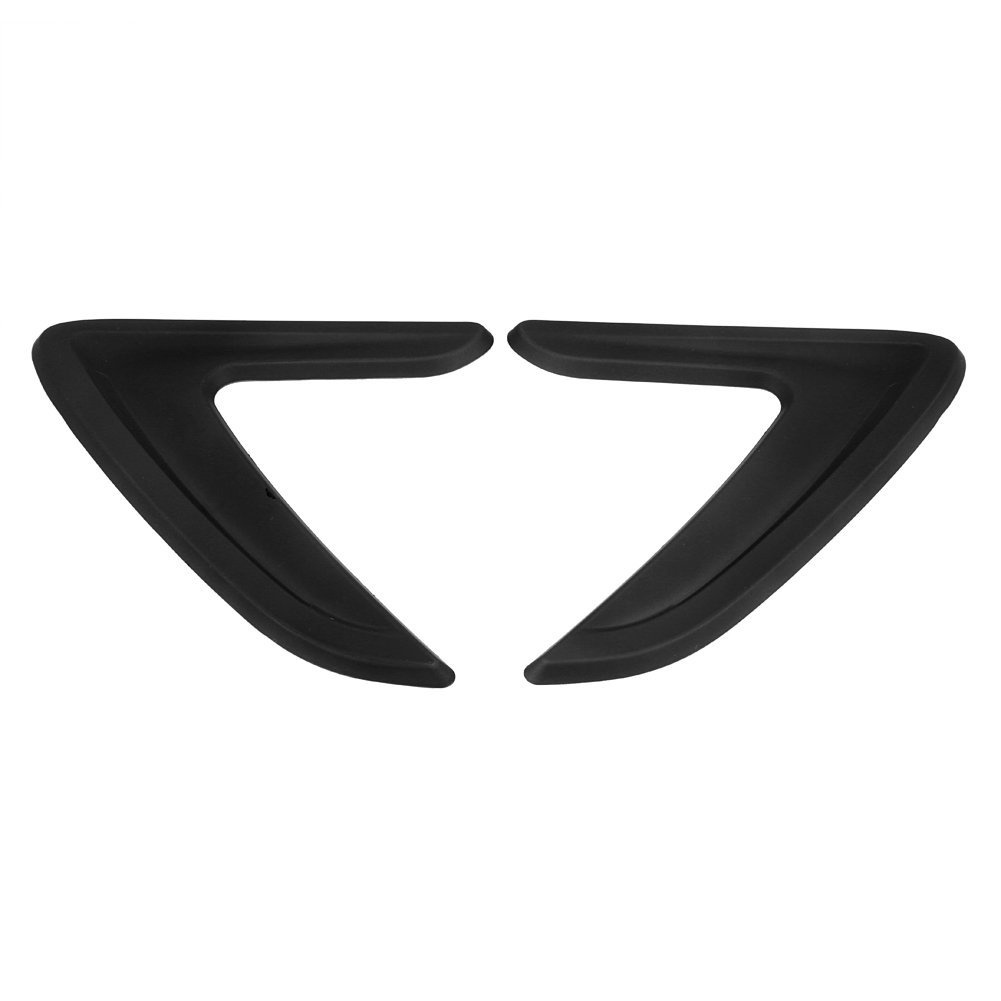 Amazon.com: Qiilu Car Side Vents, Decorative Stickers, ABS Black Air ...
