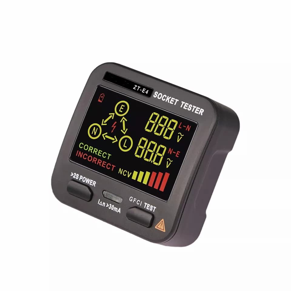 Buy Protium LCD Socket/Outlet Tester with Integrated Voltage Detector ...