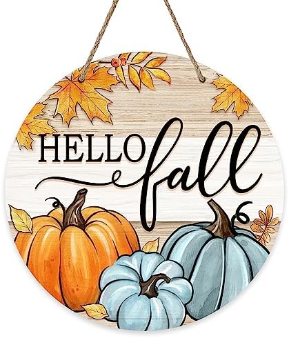 Amazon.com: Anglechic Fall Labrador Dog Door Sign Wooden Pumpkin Maple ...