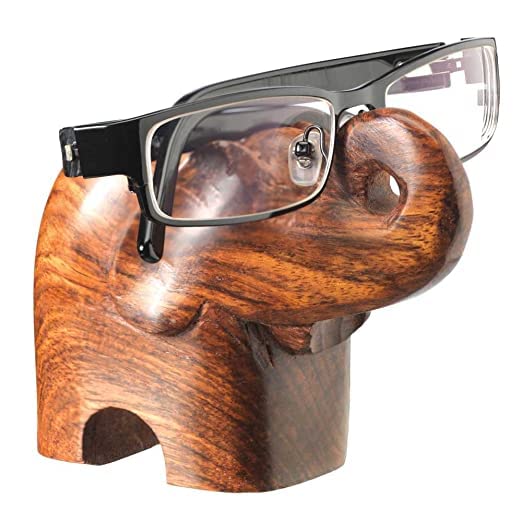 Amazing Wooden Elephant Spectacles, Sun Glasses, Goggles Holder in ...