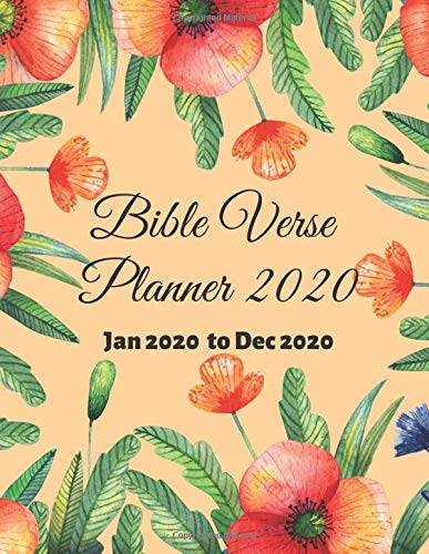 Bible Verse Planner 2020: Weekly and Monthly Planner | January 2020 ...