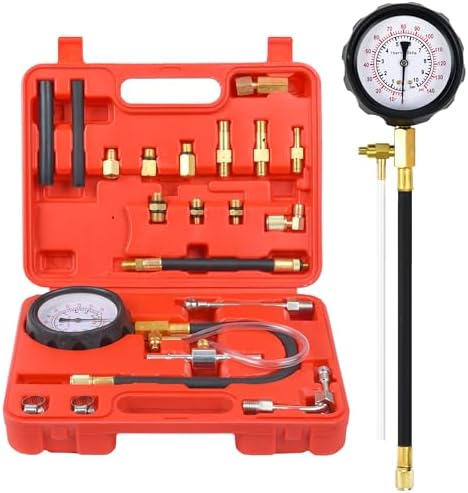 Amazon.com: WUODAO 0-140PSI Fuel Injector Injection Pump Pressure ...