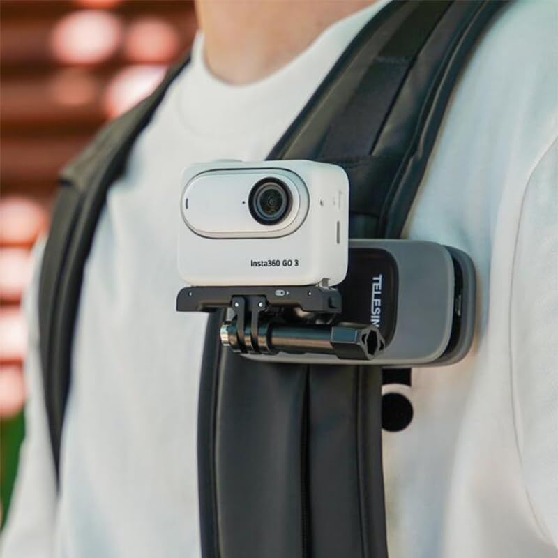 Amazon | INSTA360 GO3/Insta360 Ace Pro/Gopro シリーズ 対応 バックパッククリップ 360 度回転 ...