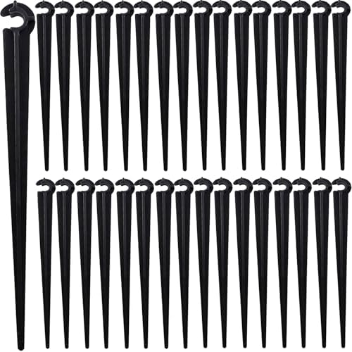 Amazon.com : Elcoho 200 Pack Irrigation Drip Support Stakes 1/4 Inch ...