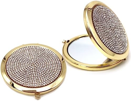 Amazon.com: Reazana 2pcs Magnifying Compact Mirrors Pocket Purse Makeup ...