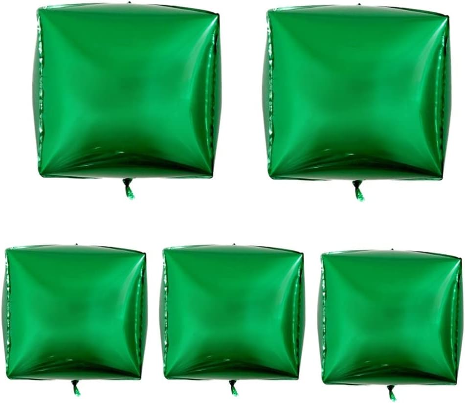 Amazon.com: 5Pcs 24 Inch Square Balloon Aluminum Foil Cube Balloons for ...