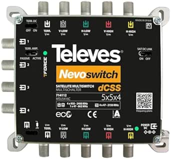 TELEVES NEVO SCR 5 in 4 x 16 Cascadable dCSS MSU5416C : Amazon.co.uk ...