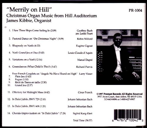 James Kibbie - Merrily on Hill - Christmas Organ Music From Hill ...