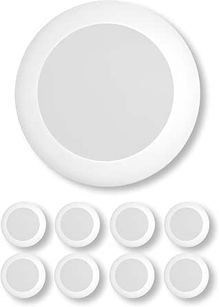 Vivio Lighting 8 Pack 7.5 Inch LED Disk Lights Flush Mount Ceiling ...
